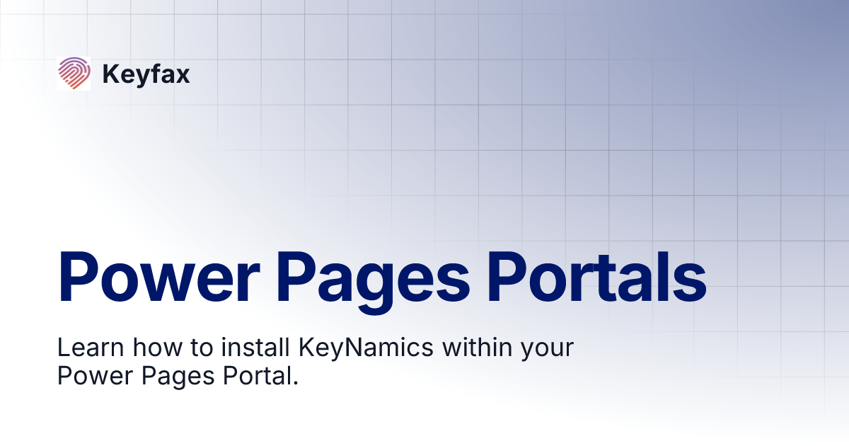 Power Pages Portals | Keyfax