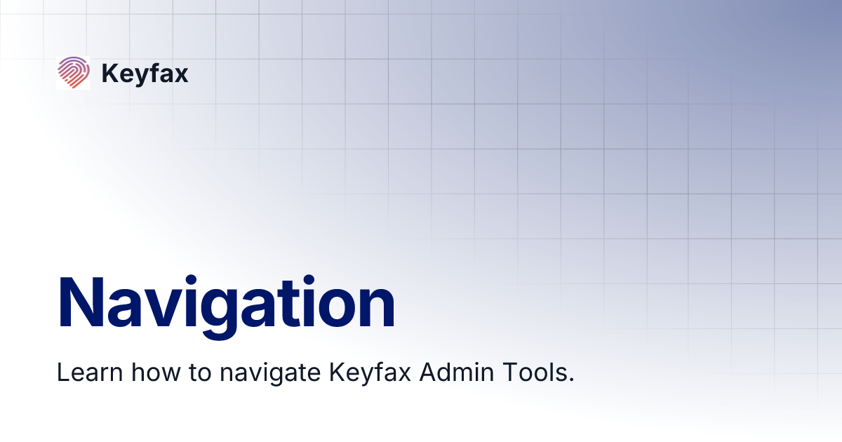 Navigation | Keyfax