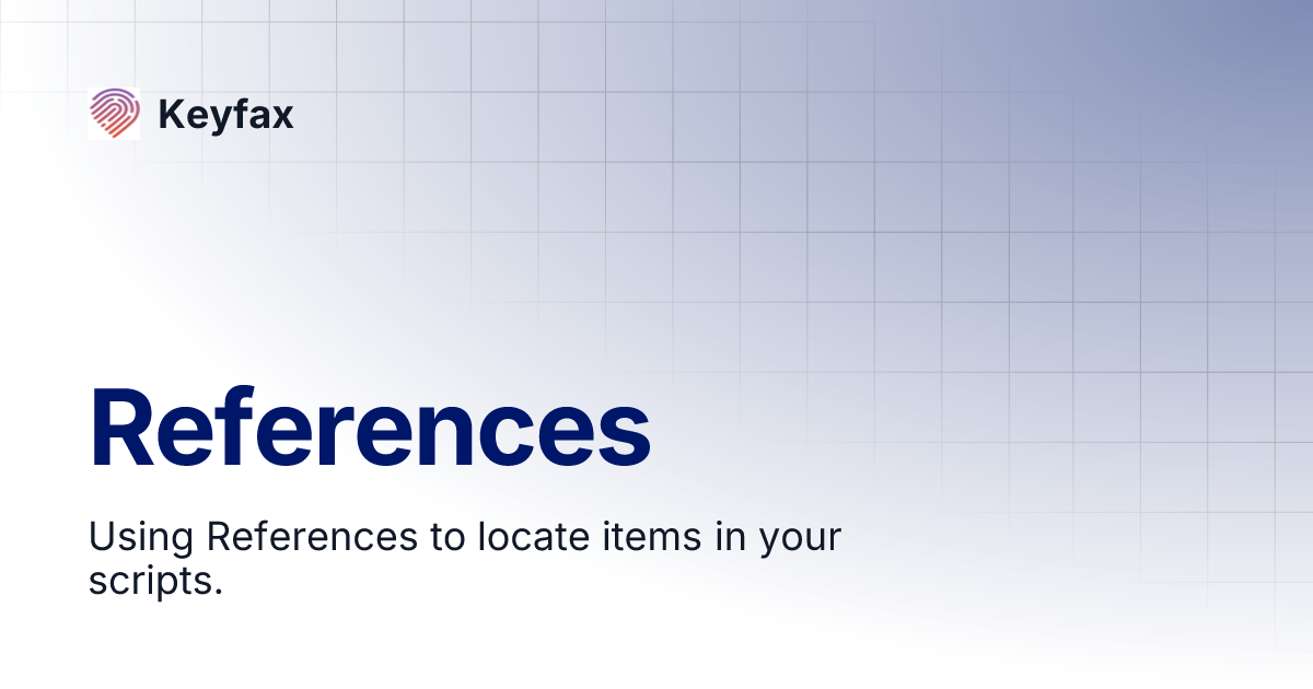 References | Keyfax