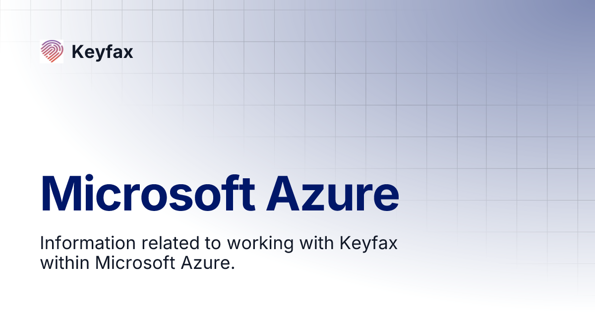 Microsoft Azure | Keyfax