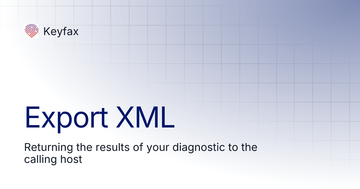 Export XML | Keyfax