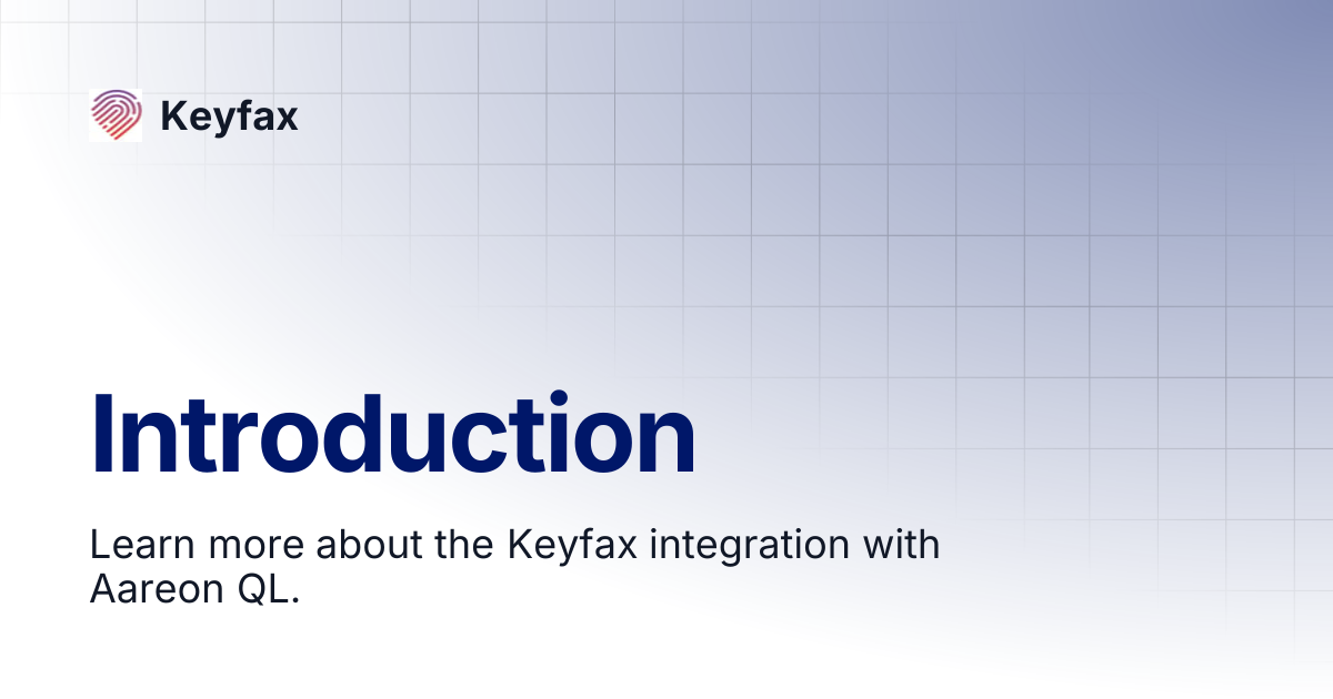 Introduction | Keyfax
