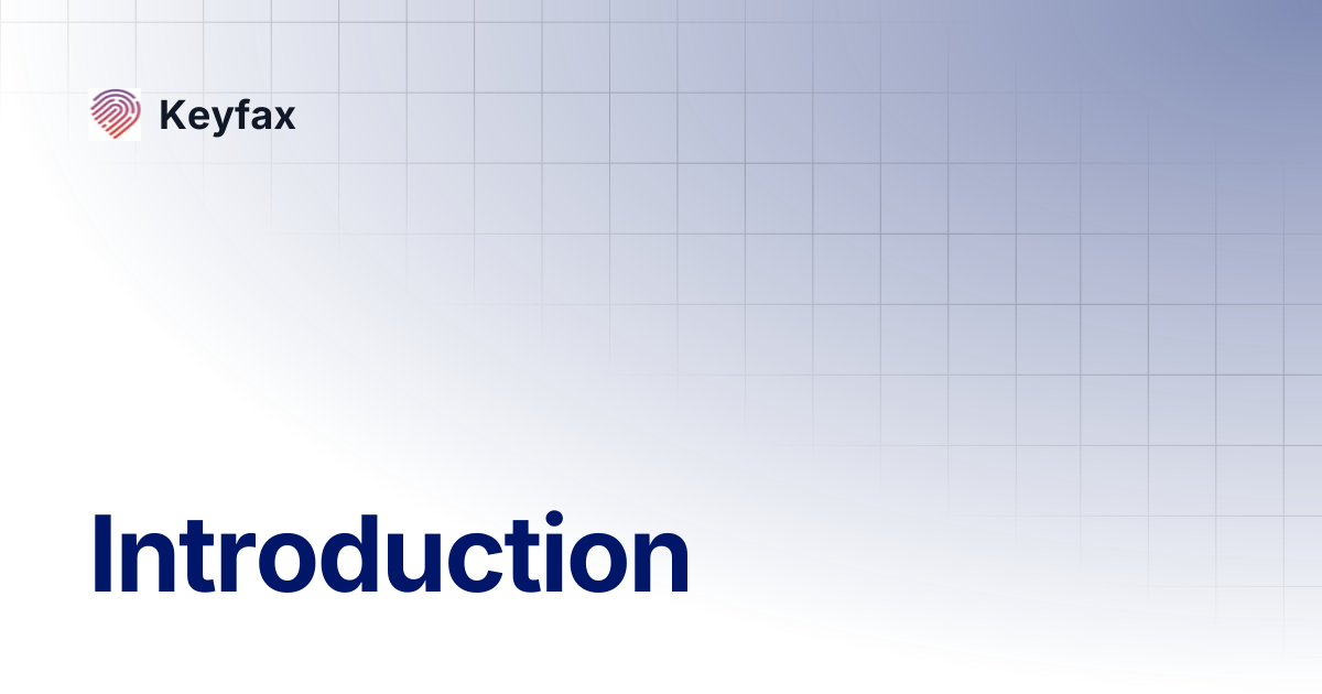 Introduction | Keyfax