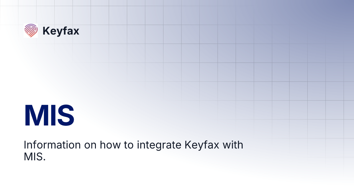 MIS | Keyfax